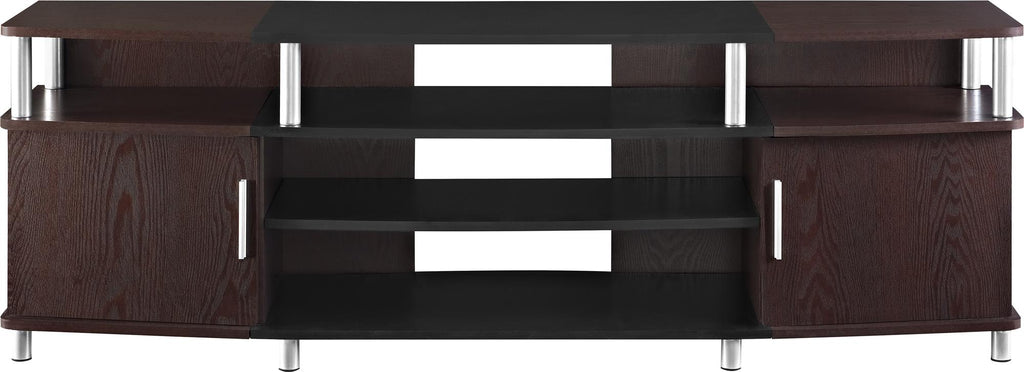 Carson TV Stand for TVs up to 70", Cherry – Dorel Home