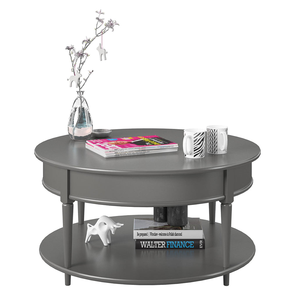 Aurora Coffee Table, Gray – Dorel Home