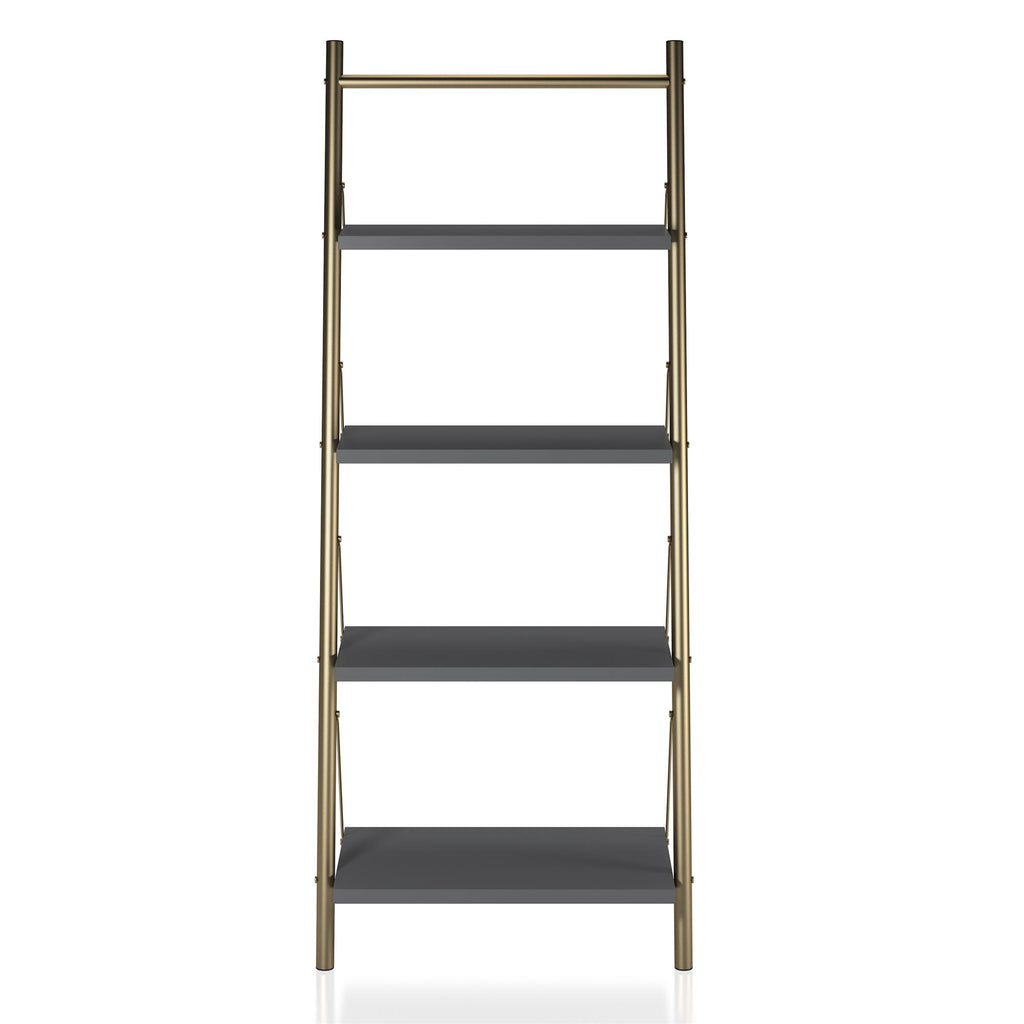 CosmoLiving Nova 4 Shelf Ladder Bookcase – Dorel Home